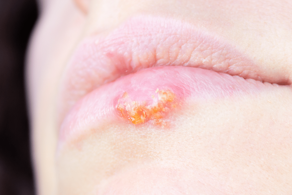 Aukstumpumpa – herpes vīrusa ārējā izpausme!